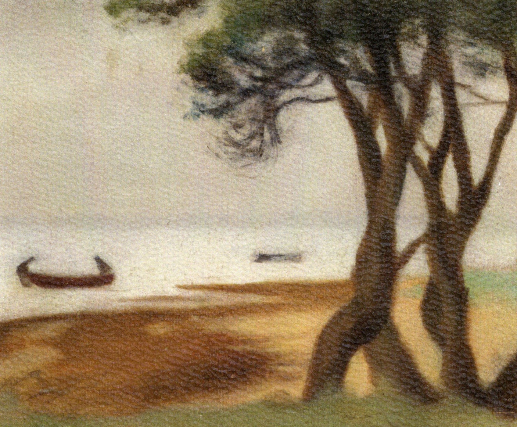 Clarice Beckett - Early Morning Fishing (detail) – Odana Bloomfield