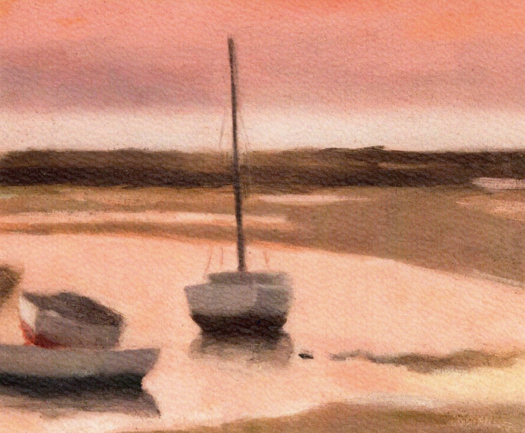 Clarice Beckett - Low Tide (detail) – Odana Bloomfield