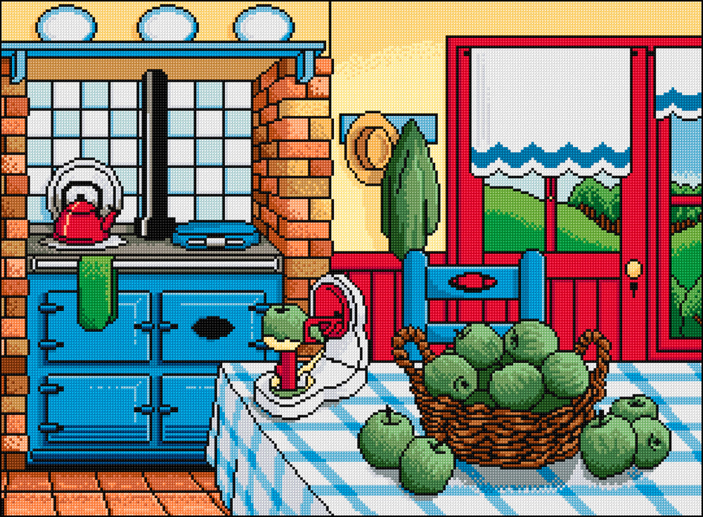 Art - Lyn Randall - Apples – Odana Bloomfield